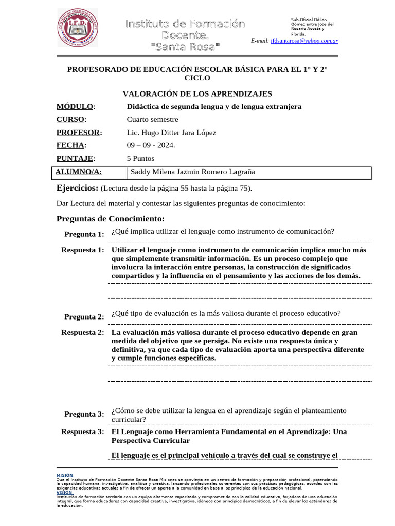IFD DSL24 - Tarea 11 - Saddy Romero | PDF