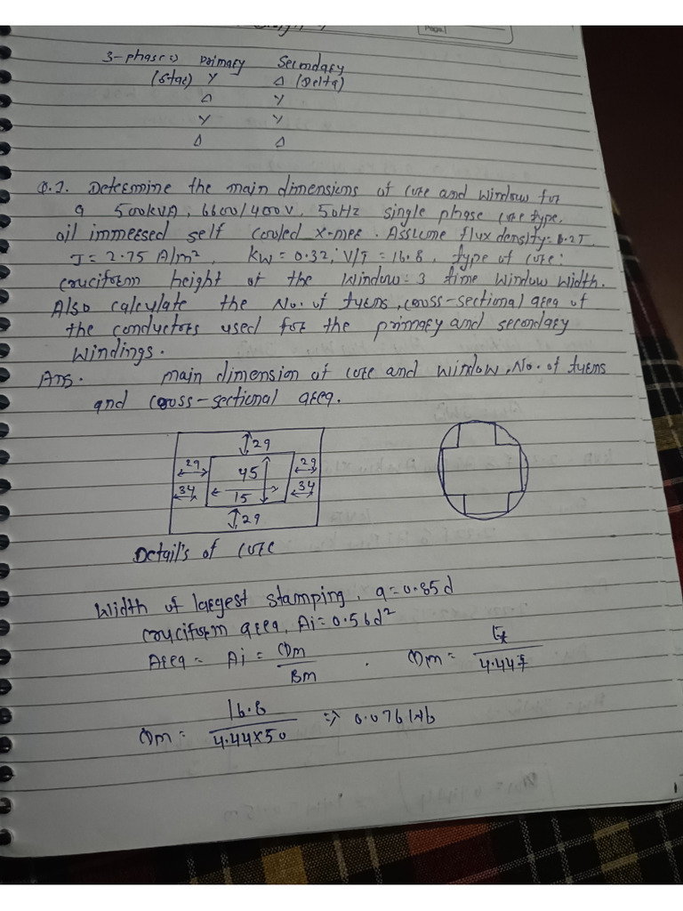 Electrical Machine Design | PDF