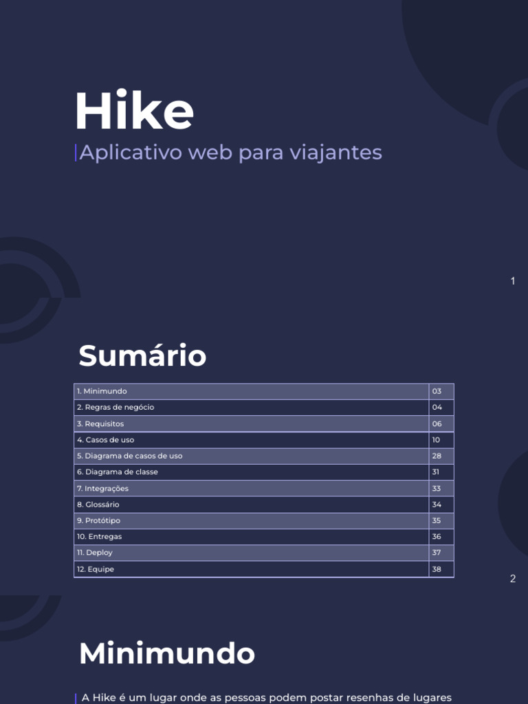 Hike - Entrega2 | PDF