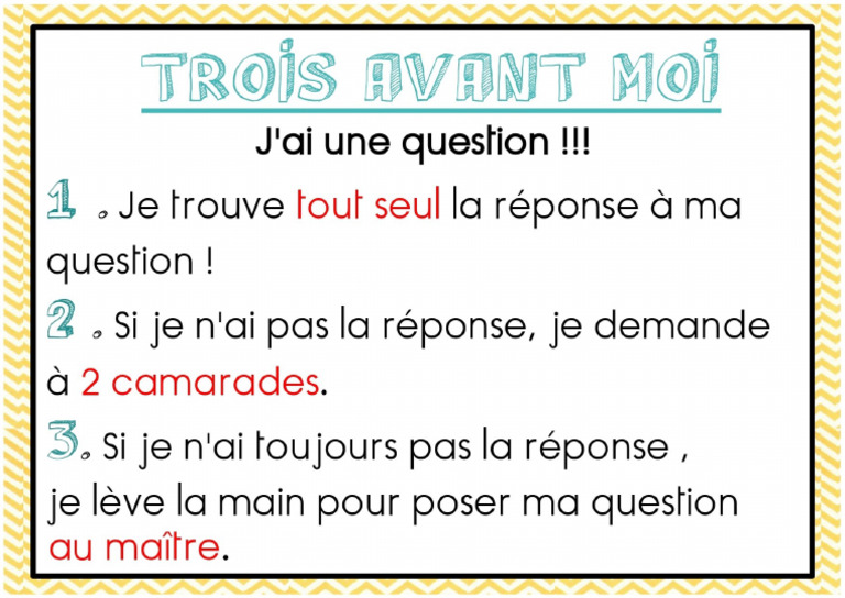 Trois Avant Moi | PDF