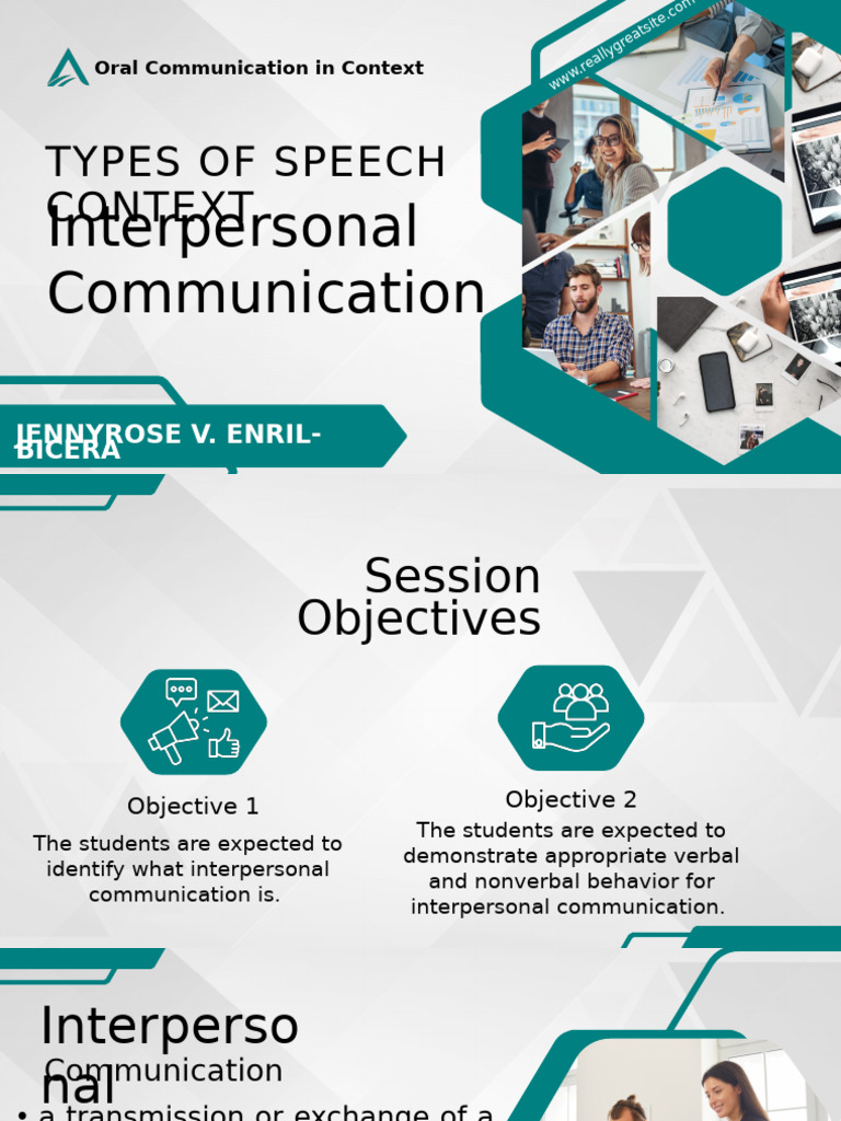 Interpersonal Communication | PDF