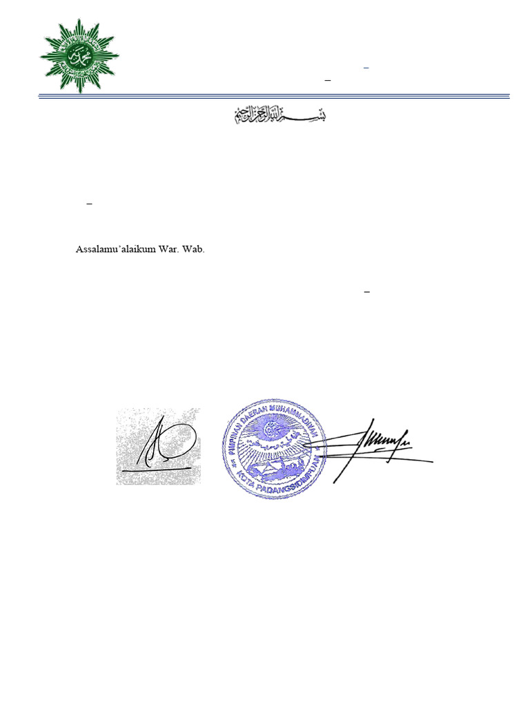 Rekomendasi SK PD IPM Kota Padangsidimpuan 142 (2024) | PDF
