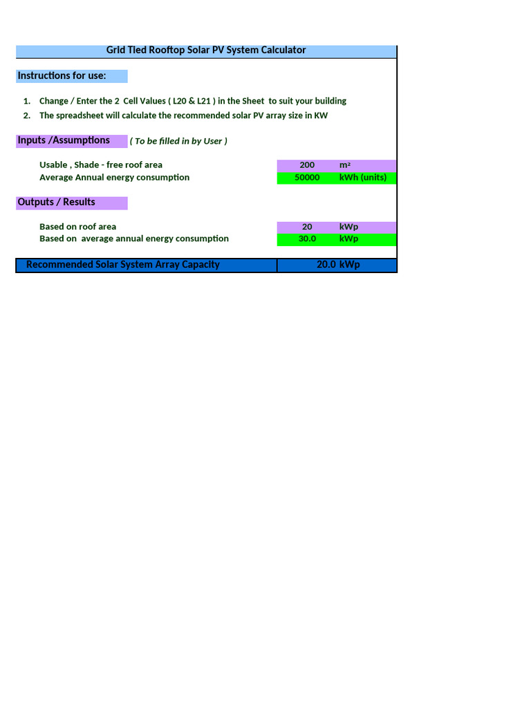 Solar Calculations | PDF