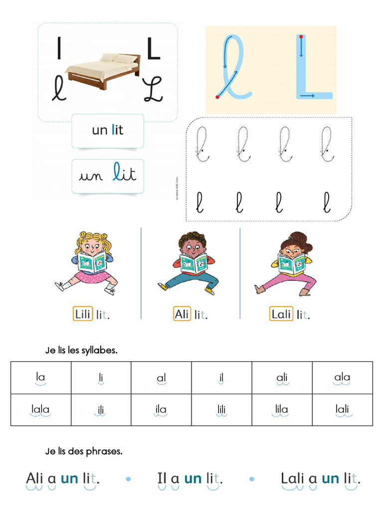 L L L L: La Li Al Il Ali Ala Lala Ili Ila Lili Lila Lali | PDF