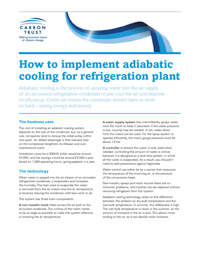Adiabatic Cooling | PDF
