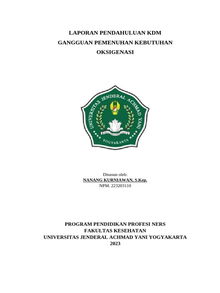 Lp Kdm Oksigenasinananggg Pdf