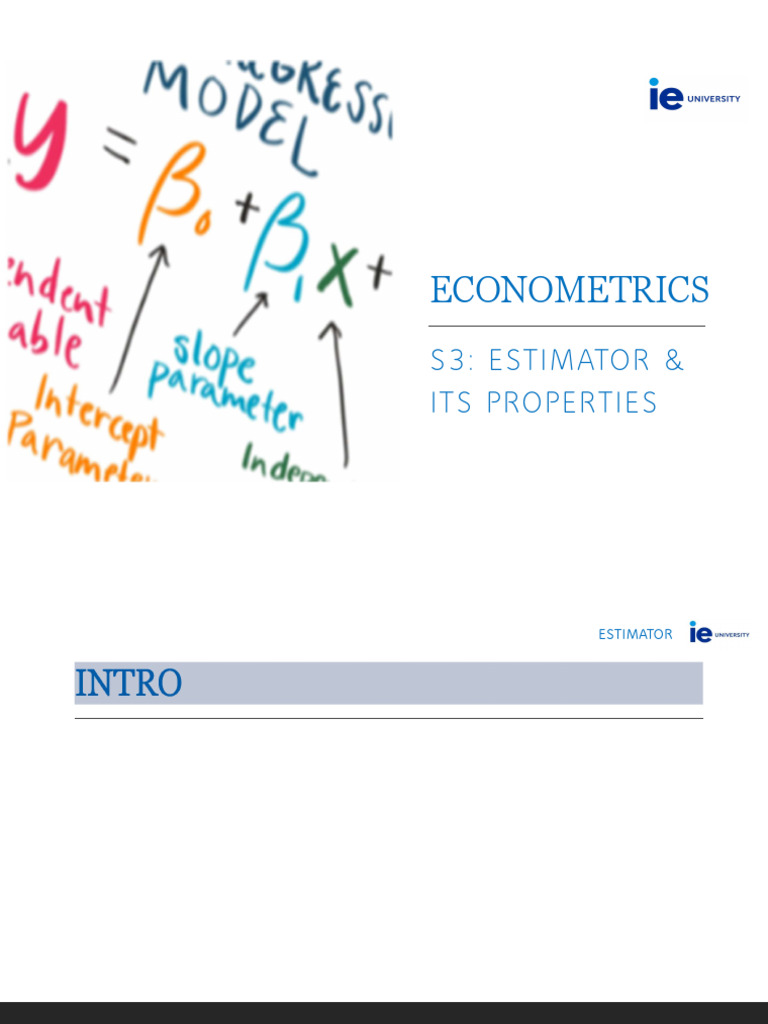 S3 - Estimator - Properties (Before) | PDF