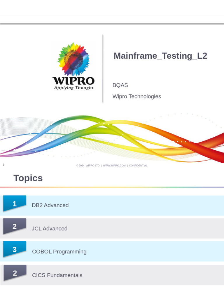 TES BQAS Mainframe Testing L2 | PDF TES BQAS Mainframe Testing L2 | PDF