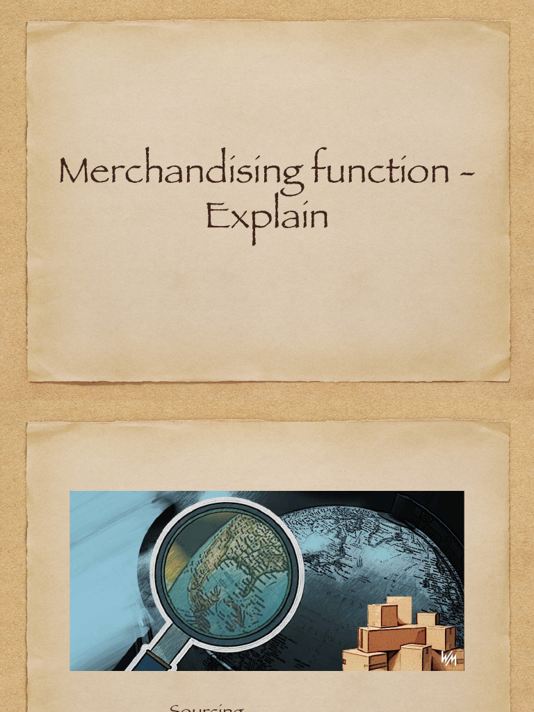 Merchandising PT 3 | PDF