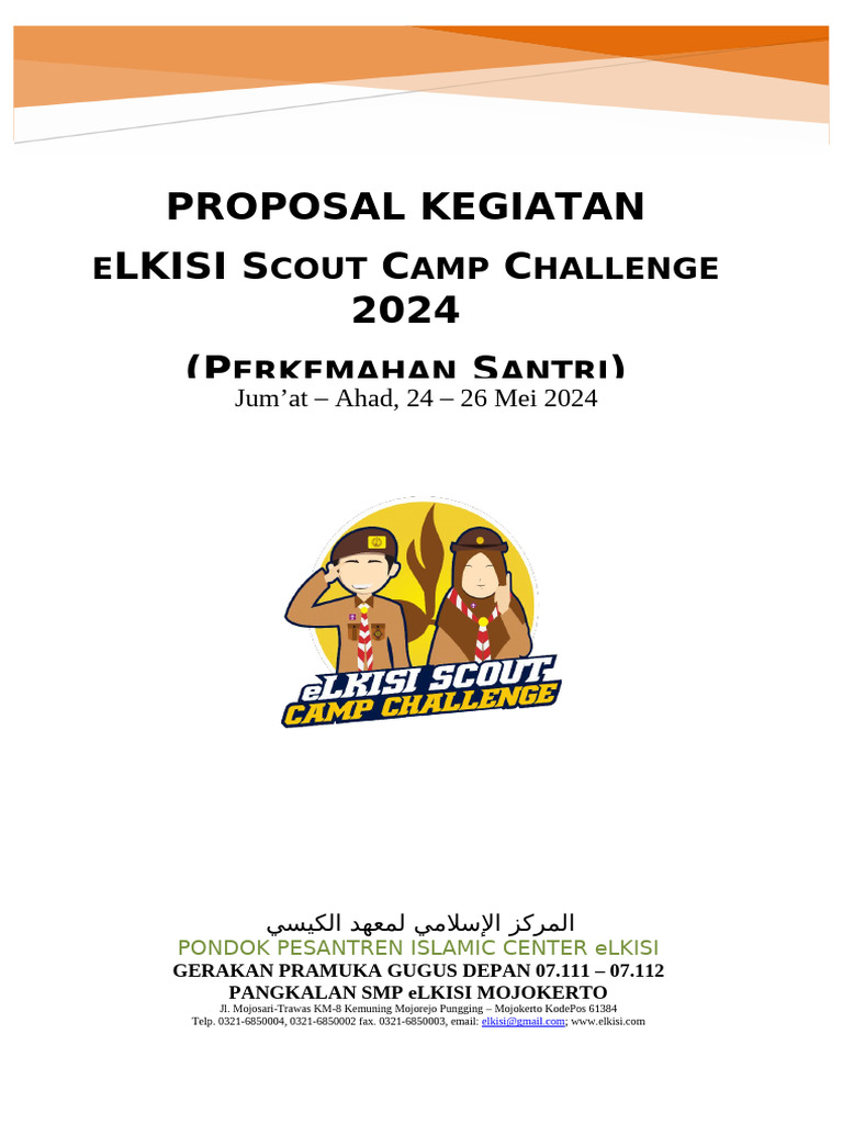Proposal Kemah Santri 2024 FIX | PDF