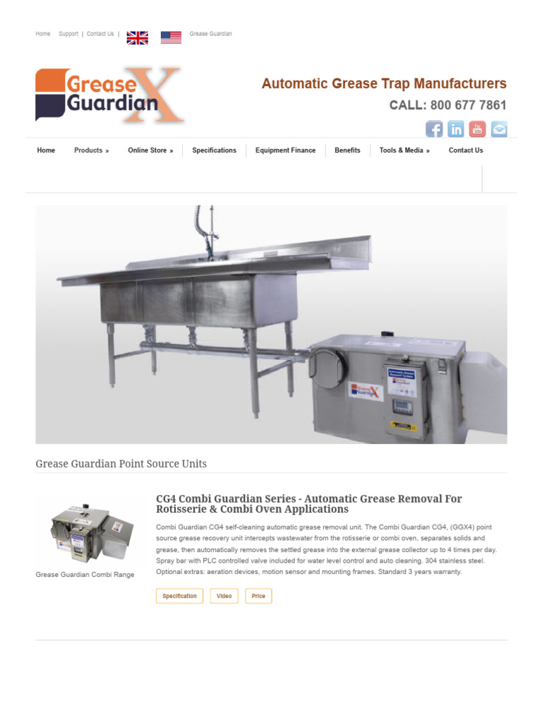 Grease Guardian USA Grease Guardian Point Source Units - X or D Series ...