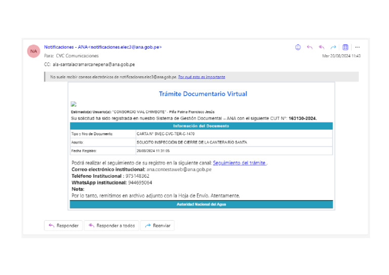 Tramite Documentario Virtual (1) | PDF