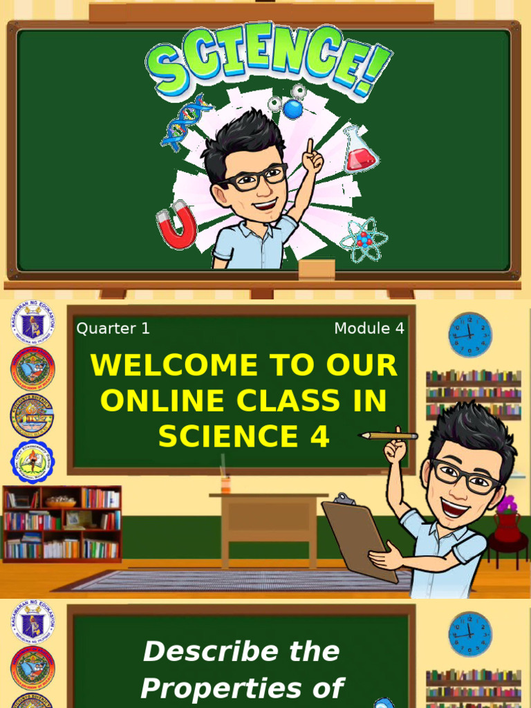 SCIENCE 4 Quarter 1 Module 4 Describe The Properties of Materials When ...