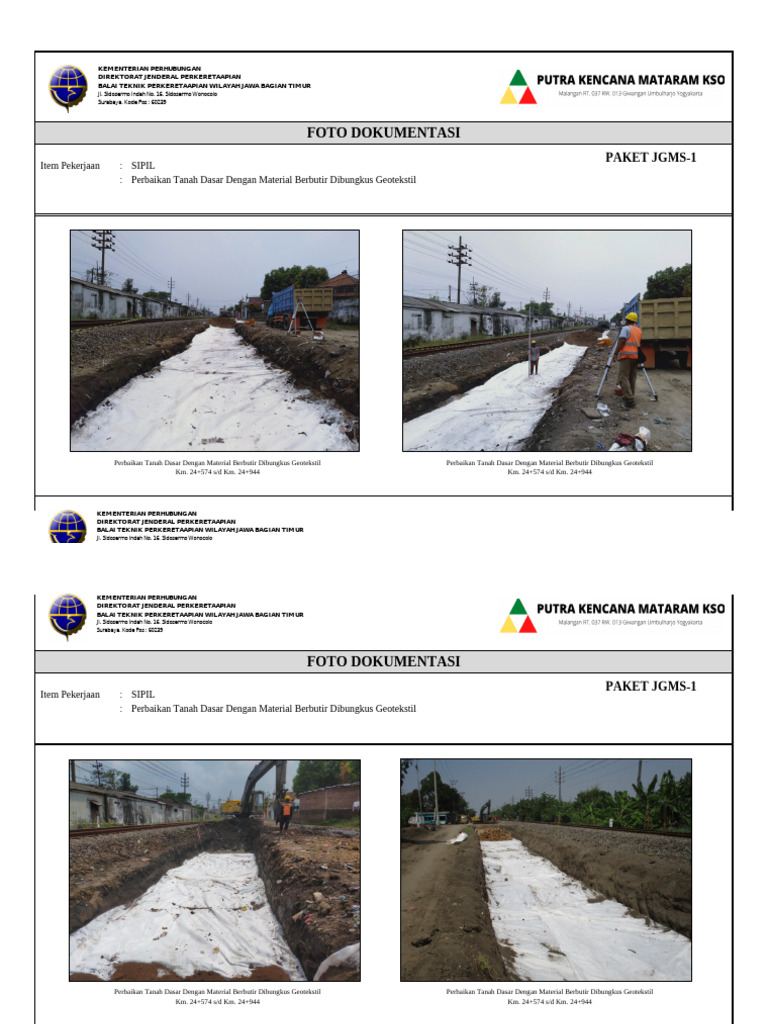 Foto RFI Sirtu Perkuatan | PDF