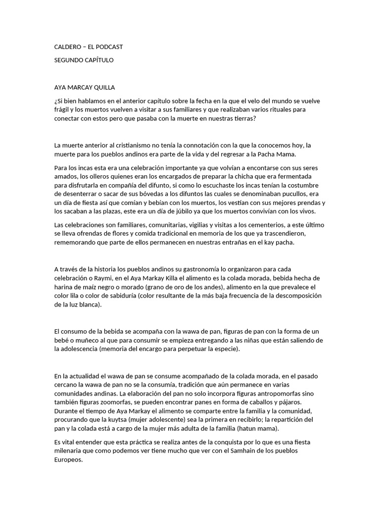 Segundo Capitulo El Caldero | PDF