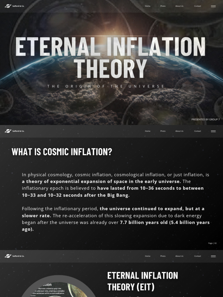 Eternal Inflation Theory | PDF