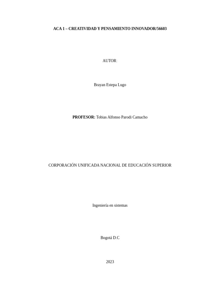 ACA 2 Pensamiento Innovador | PDF | Mercado (economía) | Marketing
