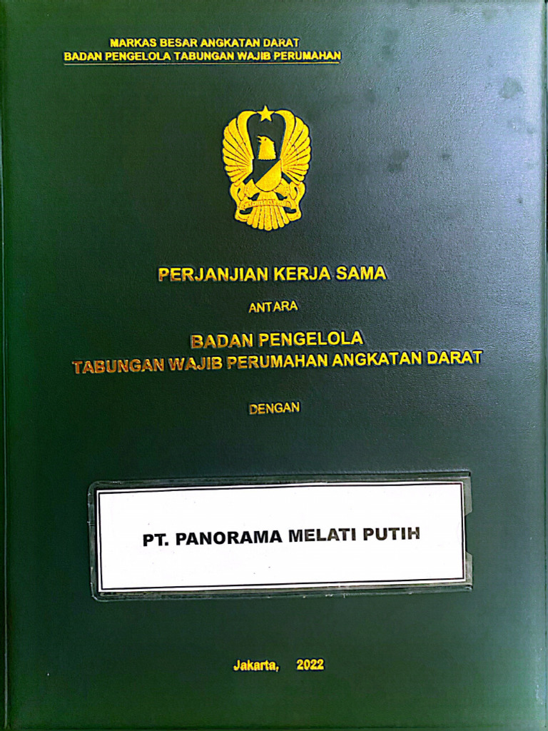 Pks PT Panorama Melati Putih Dengan TWP Ad TH 2023 | PDF