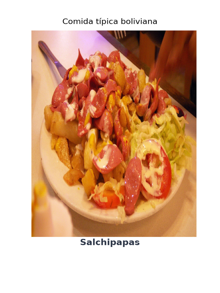 Comida Tipica Boliviana | PDF