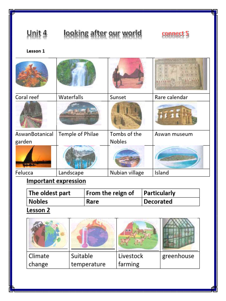 75BGLS_connect_5_Unit_4_looking_after_our_world_78126 | PDF