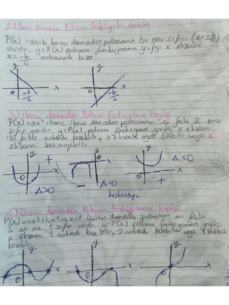 Polynomial Lecture Notes Manuscript 2 | PDF