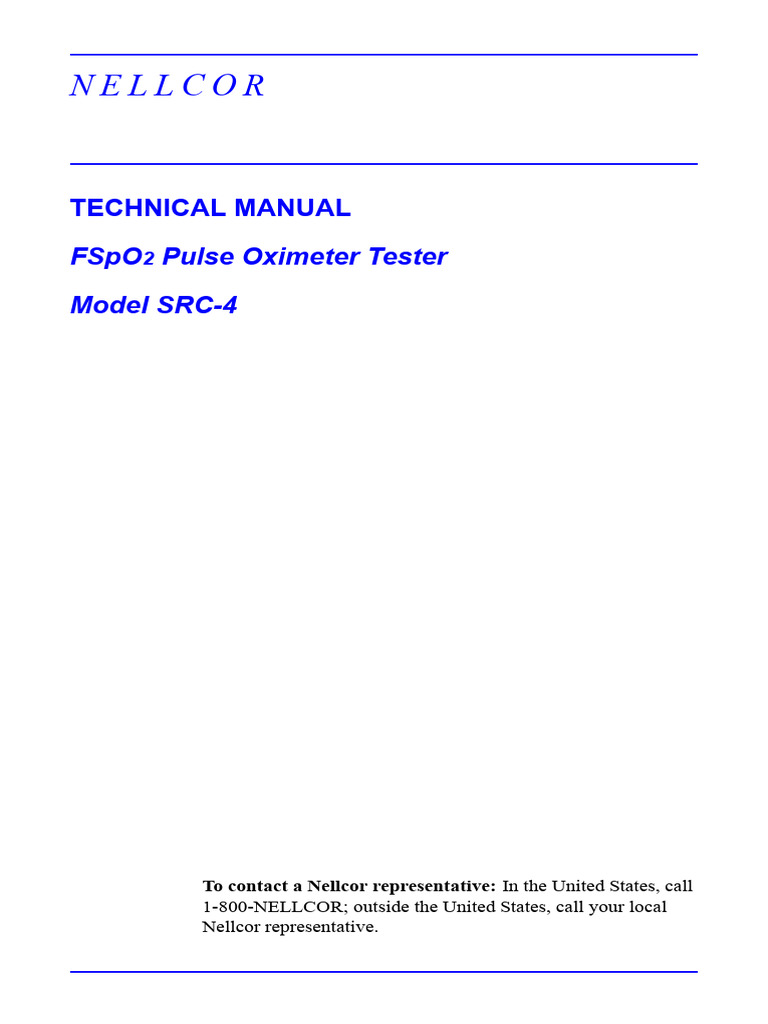 SRC-4 Technical Manual (English) | PDF