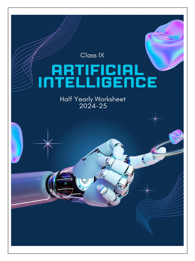 Class IX AI Term1 Worksheets | PDF