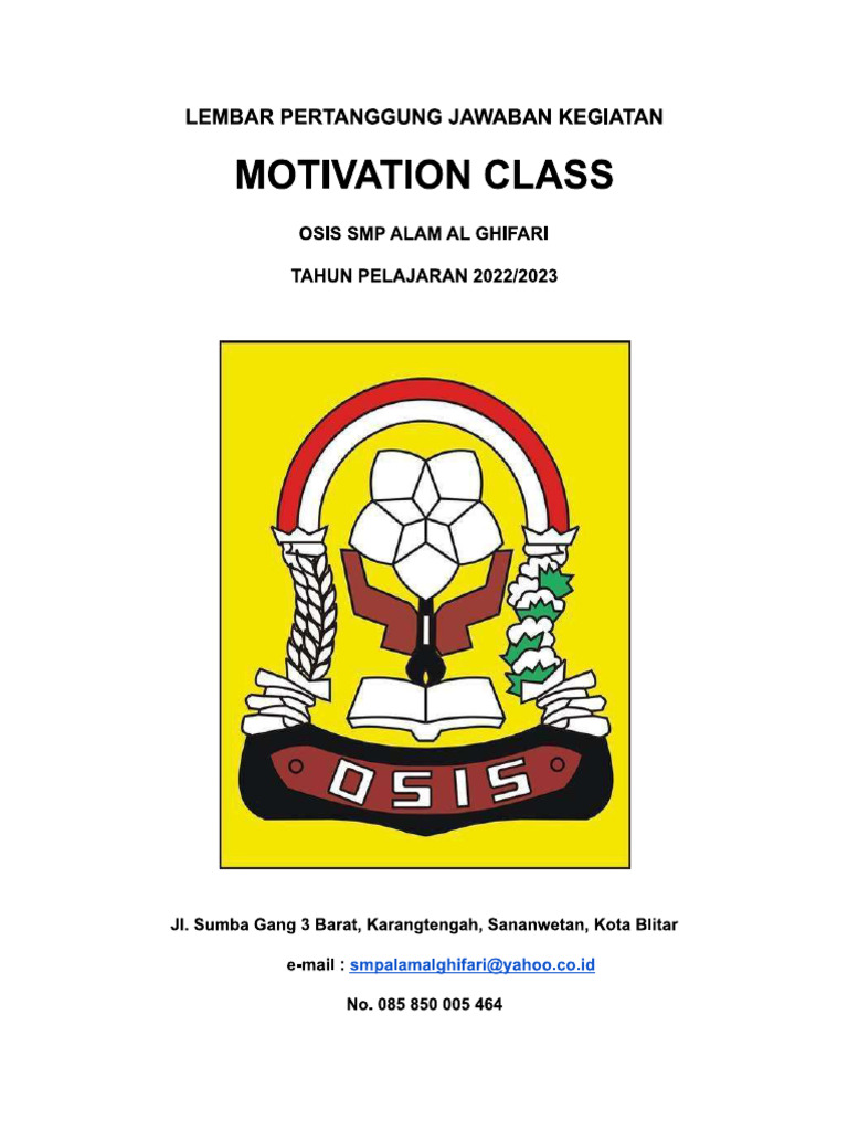 Motivation Class | PDF