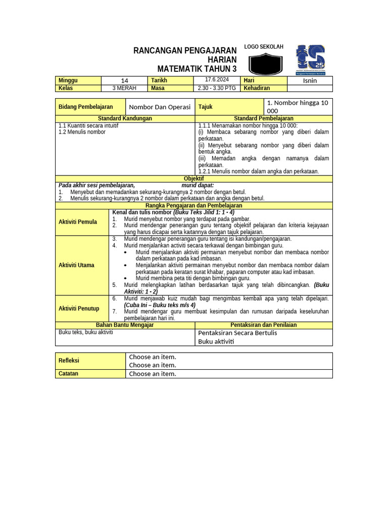 Isnin 170624 MT T3 Merah | PDF