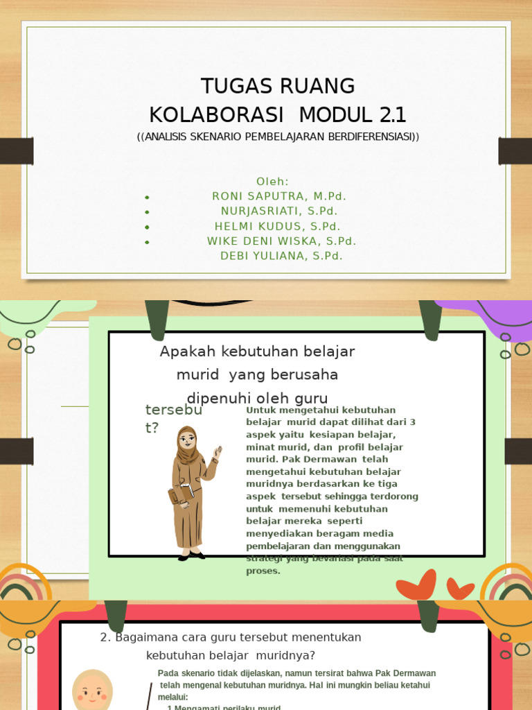 TUGAS RUANG KOLABORASI MODUL 2.1 HELMI KUDUS, S.PD | PDF