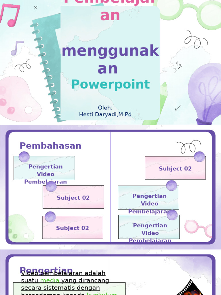 Video Pembelajaran Powerpoint Ok | PDF
