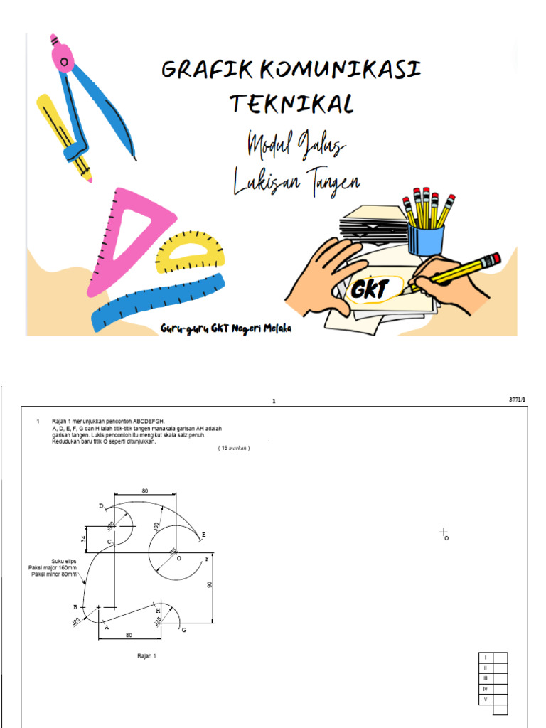 Modul Galus Lukisan Tangen Melaka | PDF