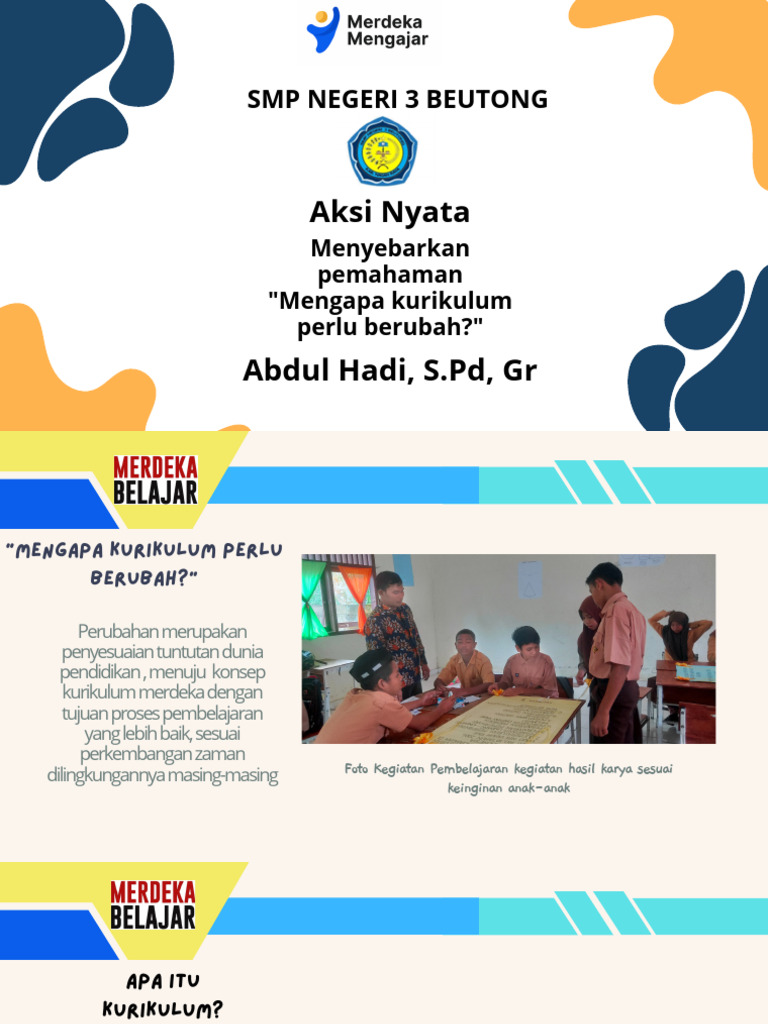 Aksi Nyata 1 Abdul Hadi | PDF