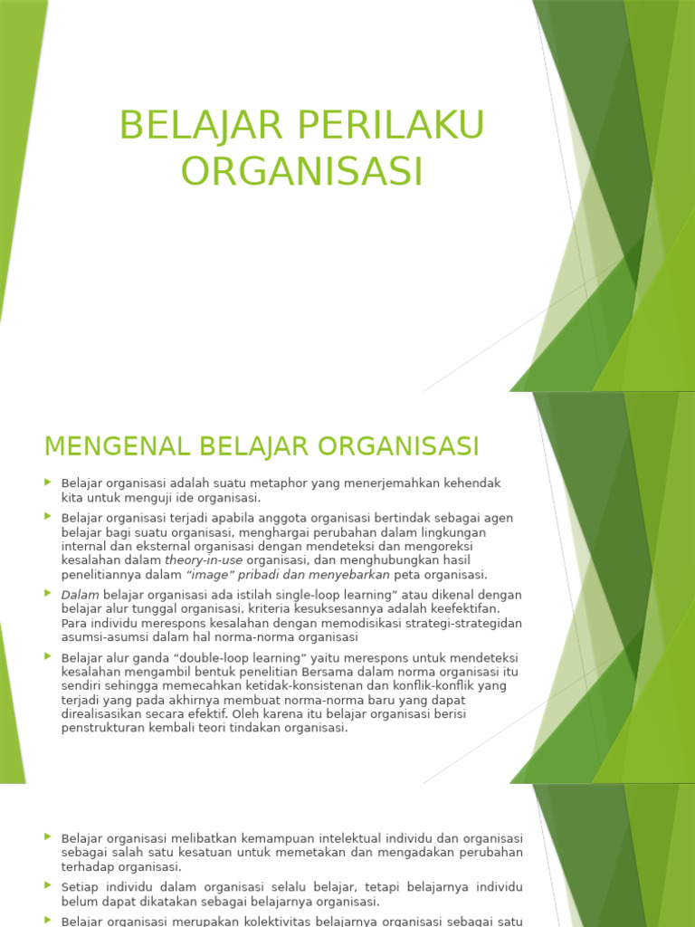 Mengenal Perilaku Organisasi | PDF