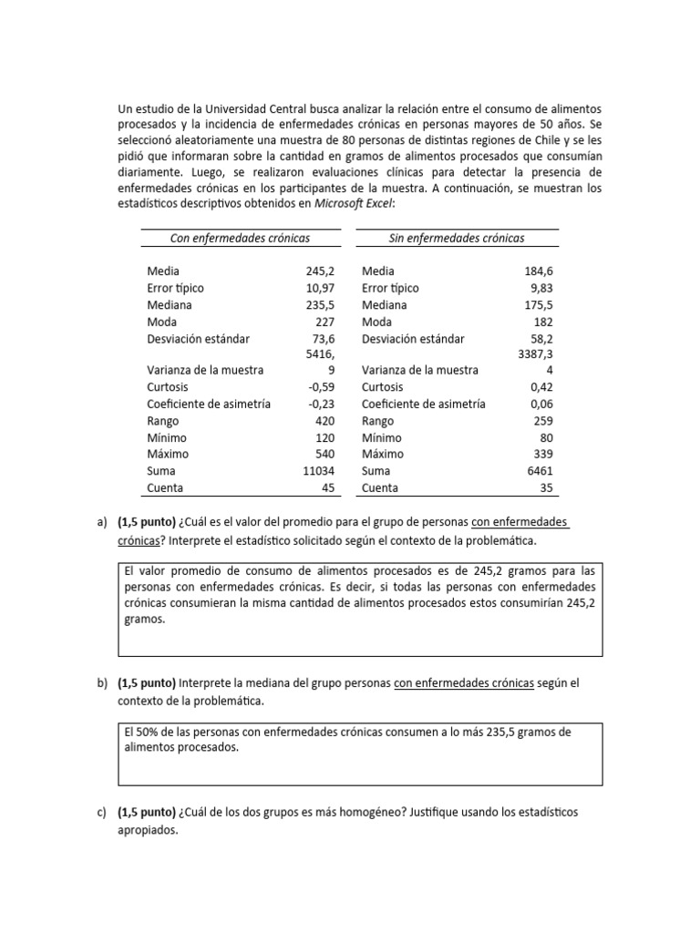 Pauta - Labratorio 1 | PDF | Presión sanguínea | Ciencia y matemáticas