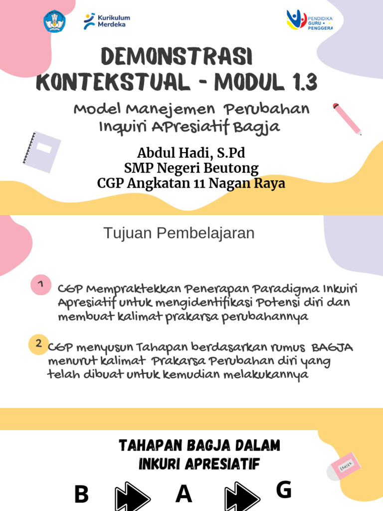 Demonstrasi Kontekstual - Modul 1.3 | PDF