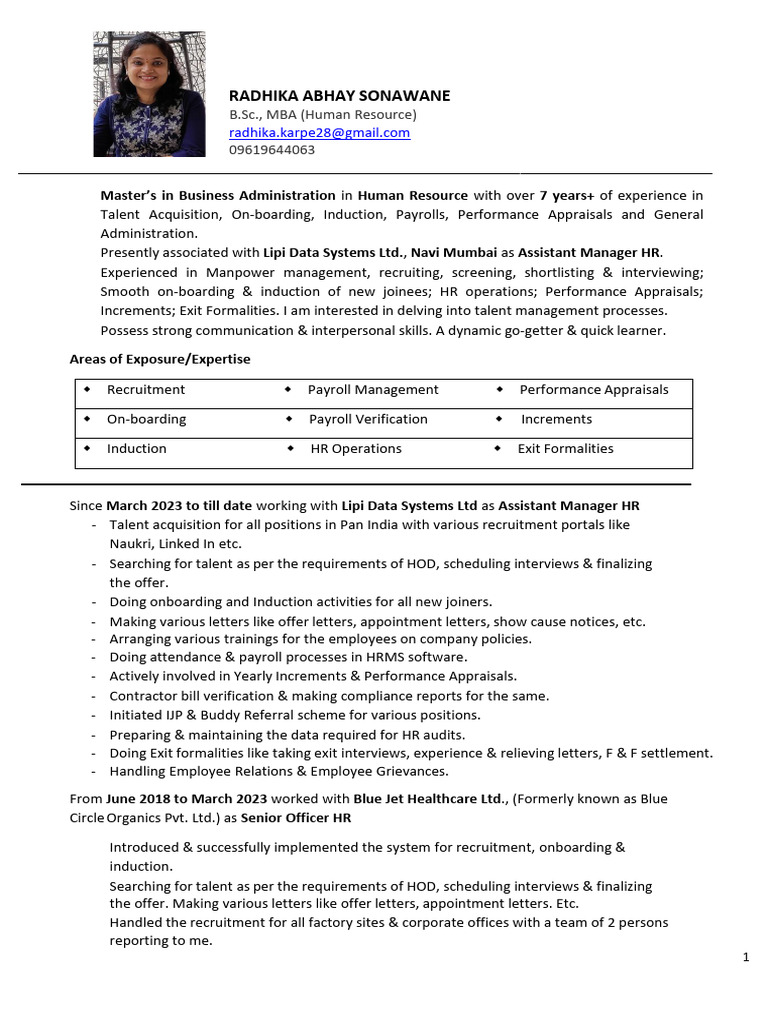 Radhika Sonawane | PDF