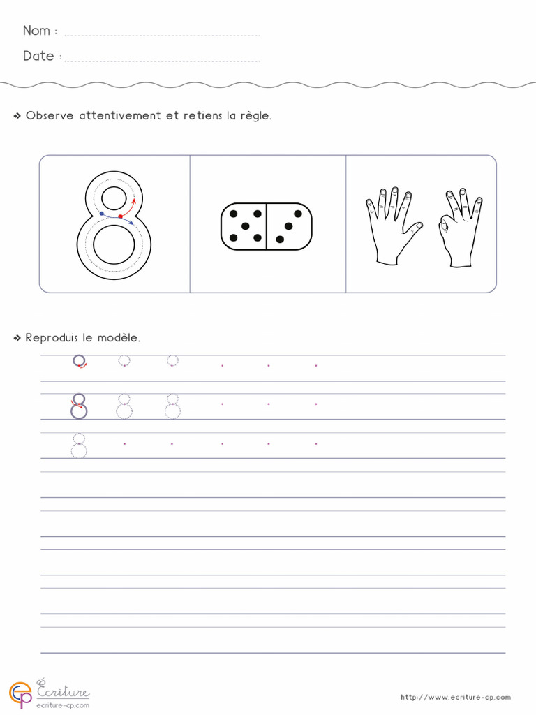 8-apprendre-a-ecrire-le-chiffre-8 | PDF