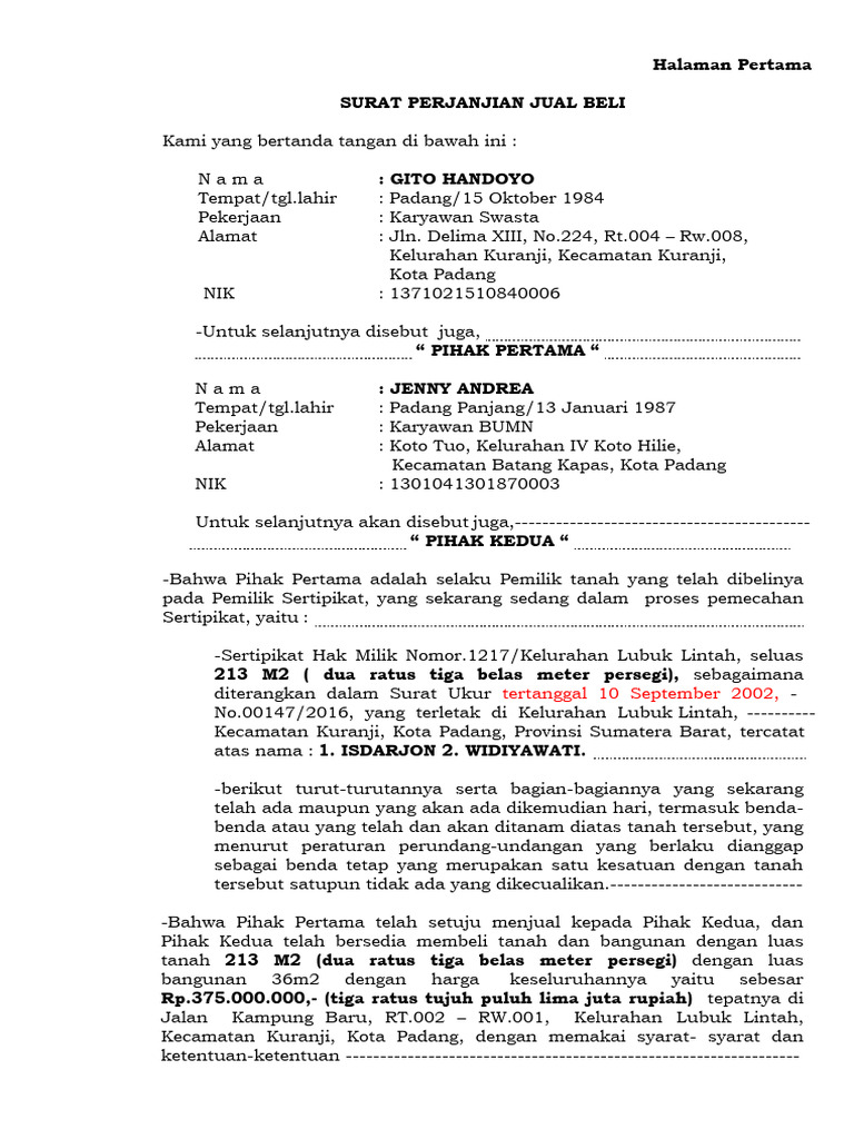 07 PJB Bawah Tangan Gito - Jenny Andrea | PDF