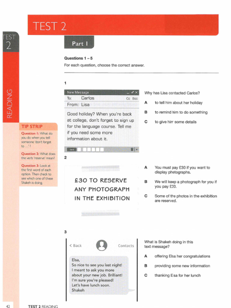 PRACTICE TESTS PLUS 2020 Test 2 Completo | PDF
