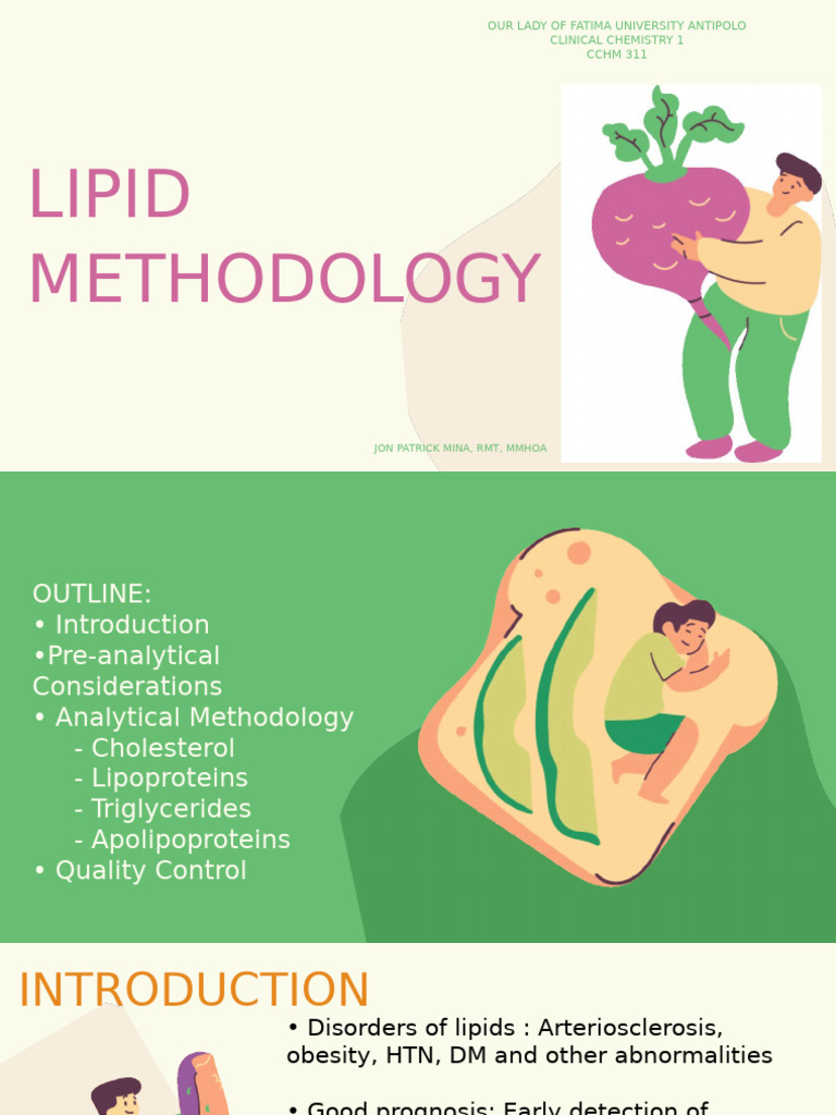 Week 13 - Lec - Lipids and Lipoproteins Methodology | PDF