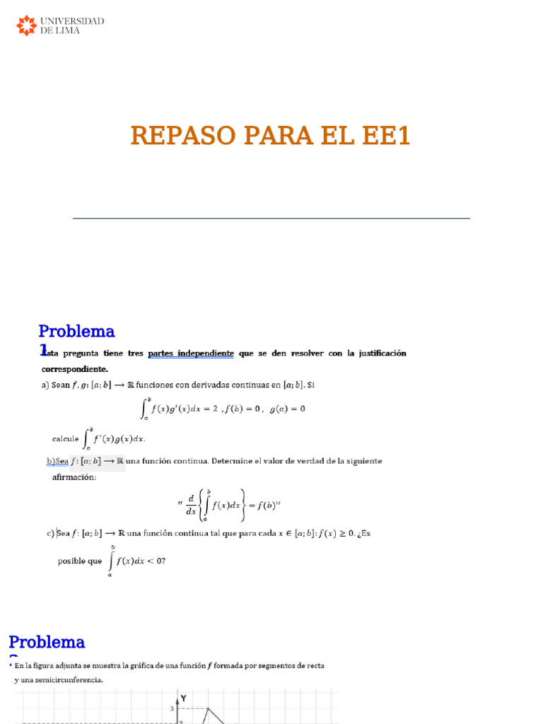 Repaso para El EE1 | PDF