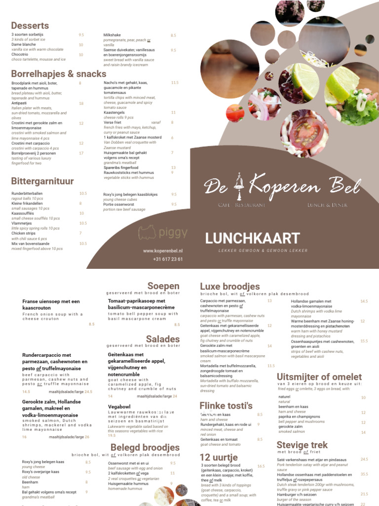 Lunchkaart 2024 | PDF