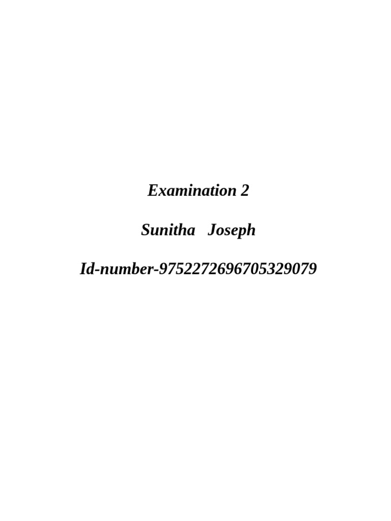 Sunitha Examination 2 Bad Leadership | PDF