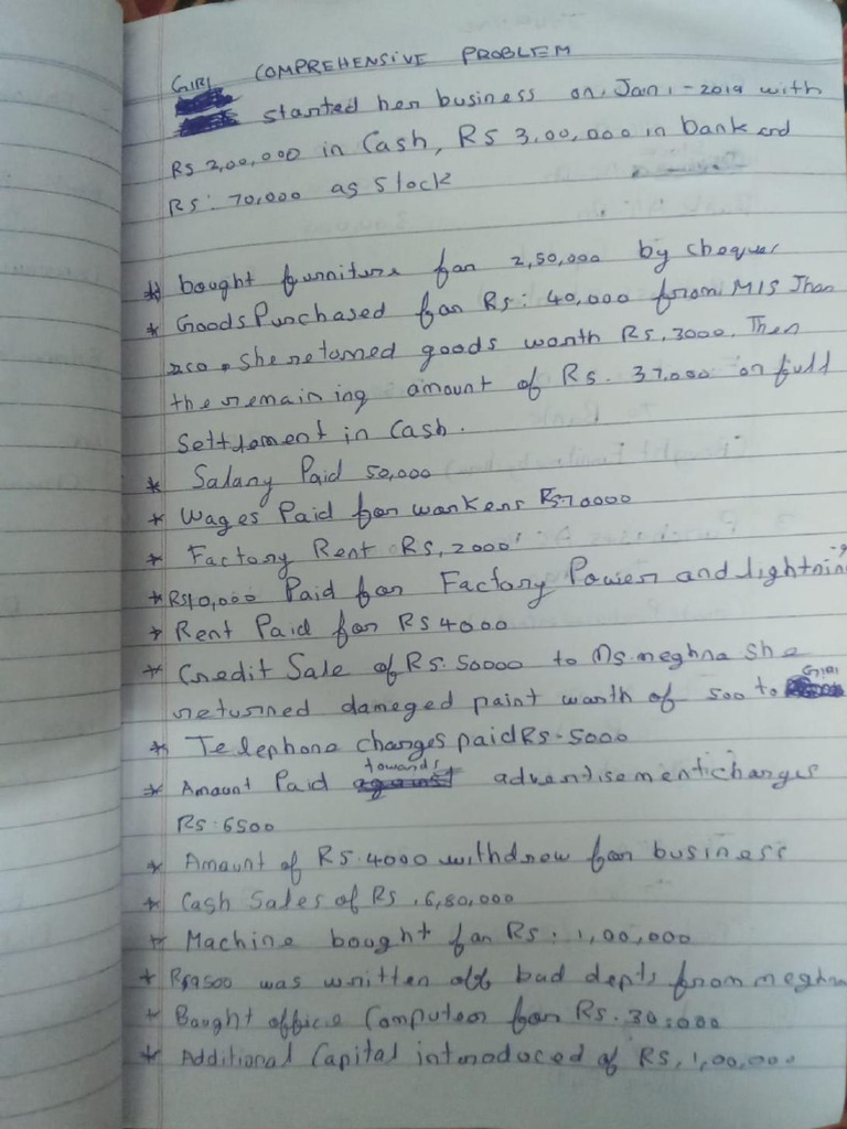 Accounts Project | PDF