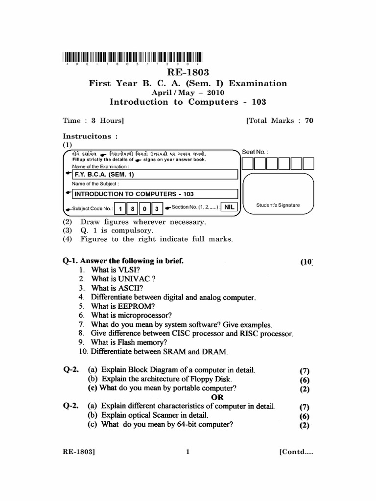 Extqp Introduction To Computers | PDF