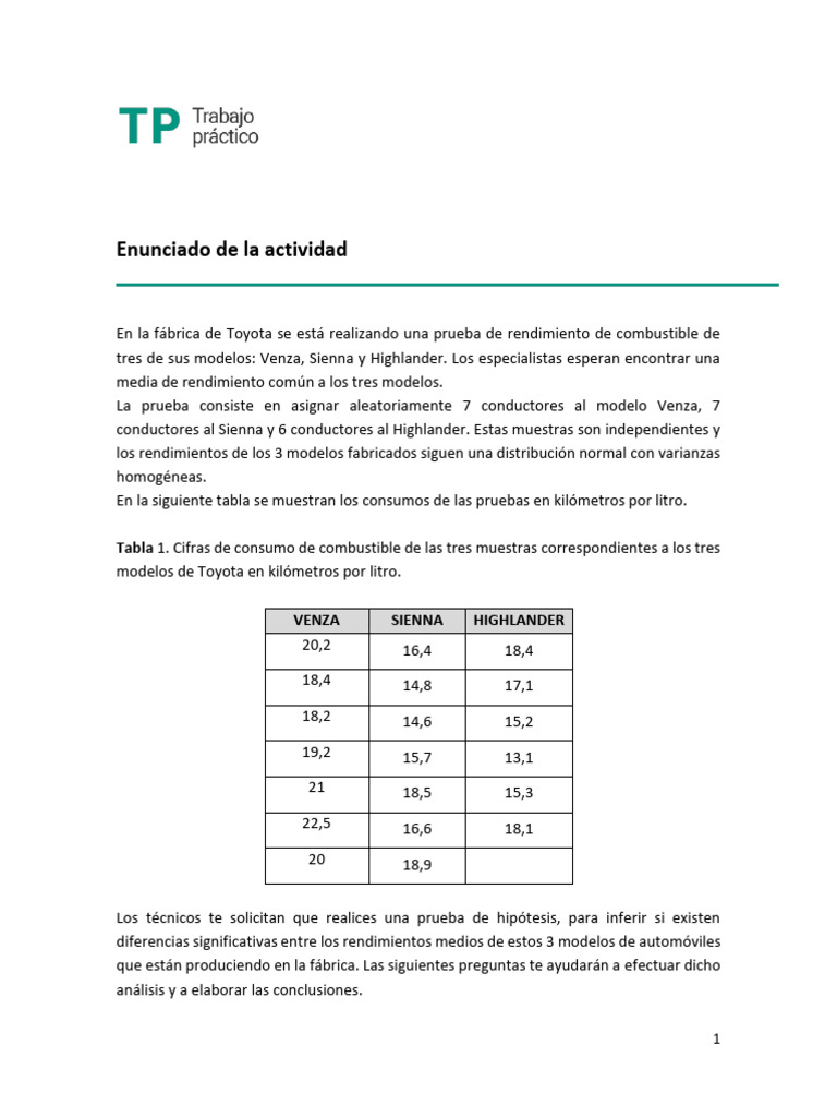 TP3 - Enunciado de La Actividad | PDF