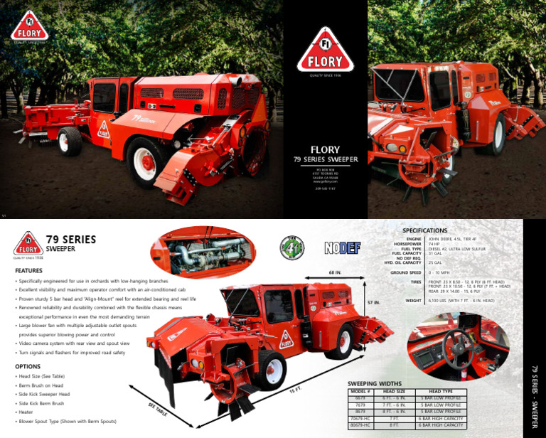 Brochure Flory Sweeper 79 Series - V10 002 | PDF