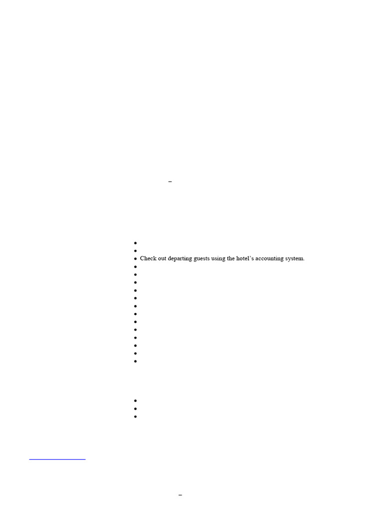 Hotel Receptionist CV Template | PDF