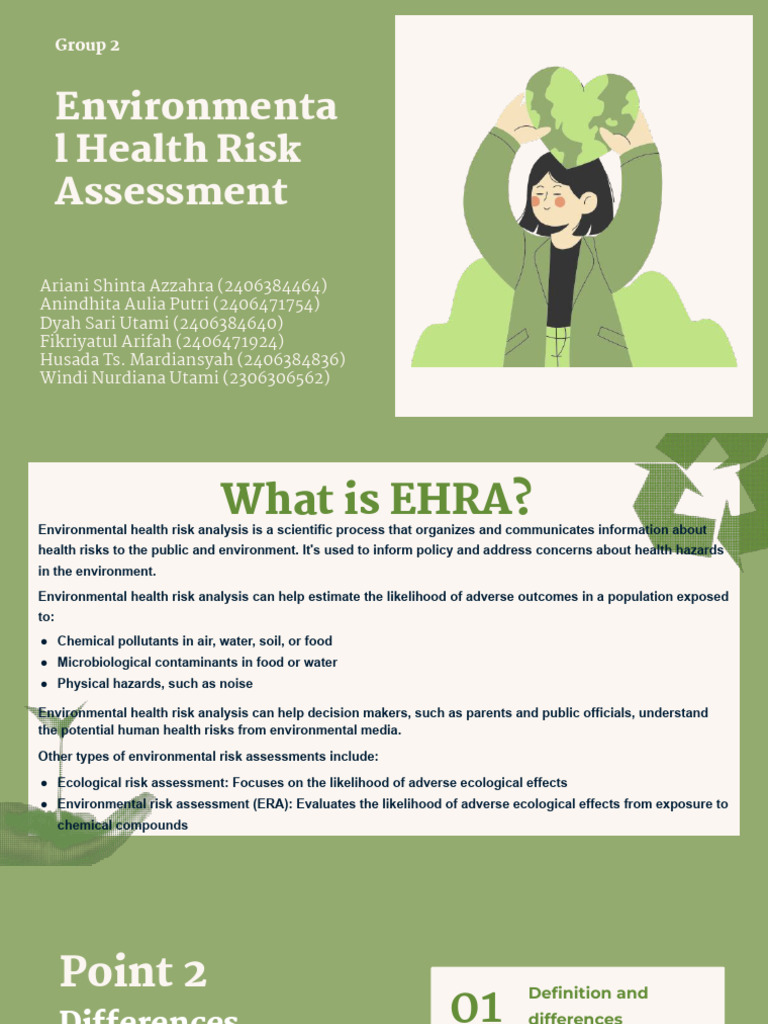 Group 2_Environmental Health Risk Assessment | PDF
